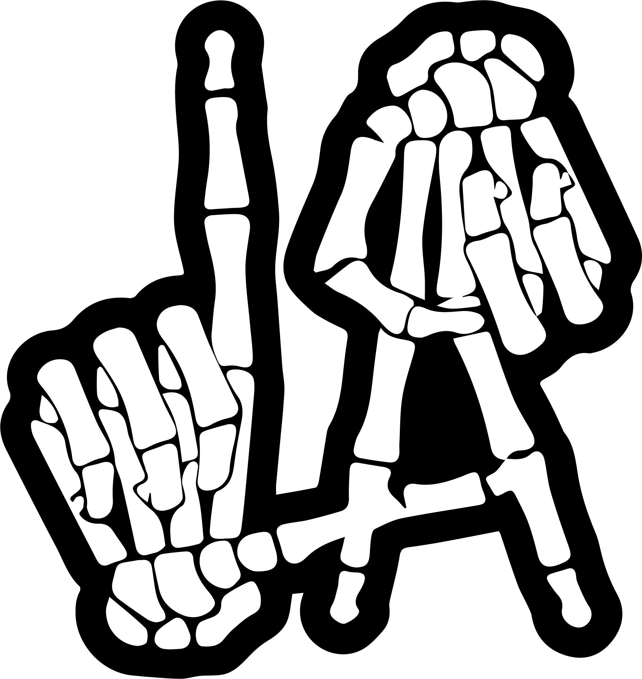 A-skeleton LA dtf transfer – House of Prints